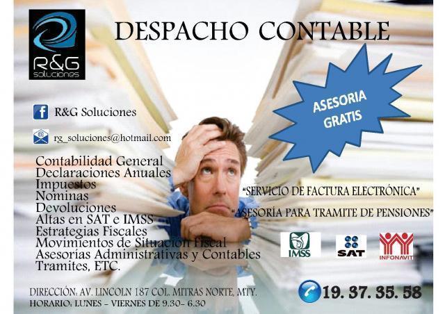 DESPACHO CONTABLE R&G SOLUCIONES - Asesorías.com.mx DESPACHO CONTABLE R&G SOLUCIONES - Asesorías.com.mx